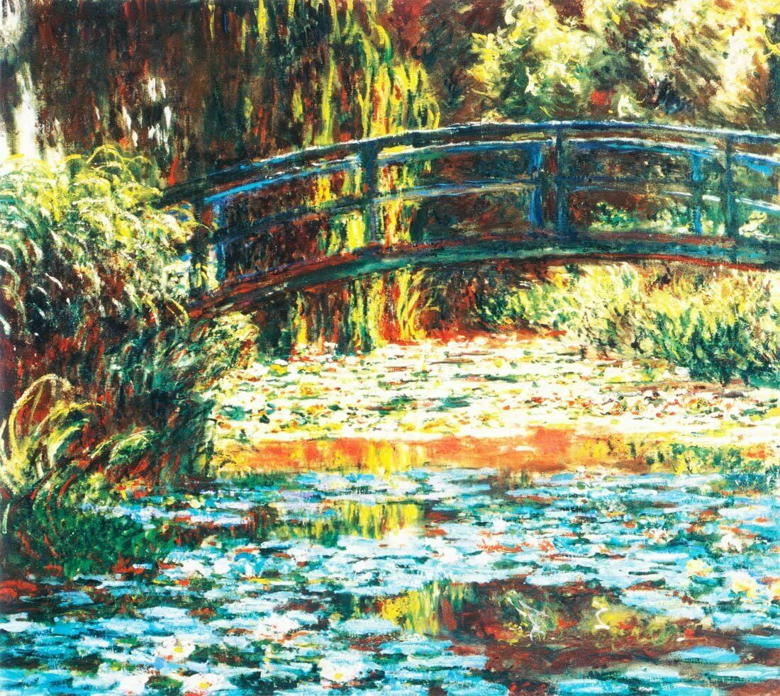 Japanese Bridge in Giverny Monet - CANVAS OR FINE PRINT WALL ART ...