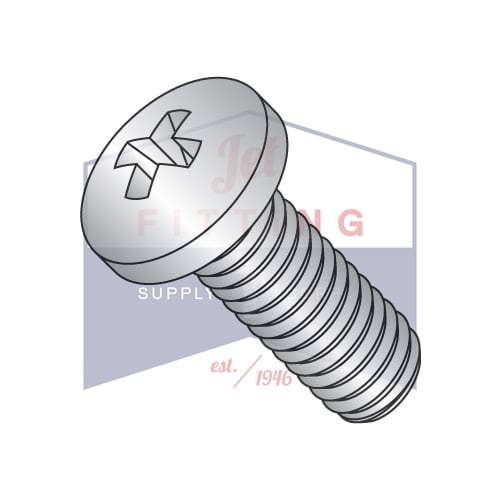 10-32 x 7/8" MS51958, NAS-1635 Military Machine Screws | Phillips Pan ...