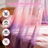 Two-Tone Bed Canopy Mosquito Net Pink Purple, Bed Canopy for Girls Room ...