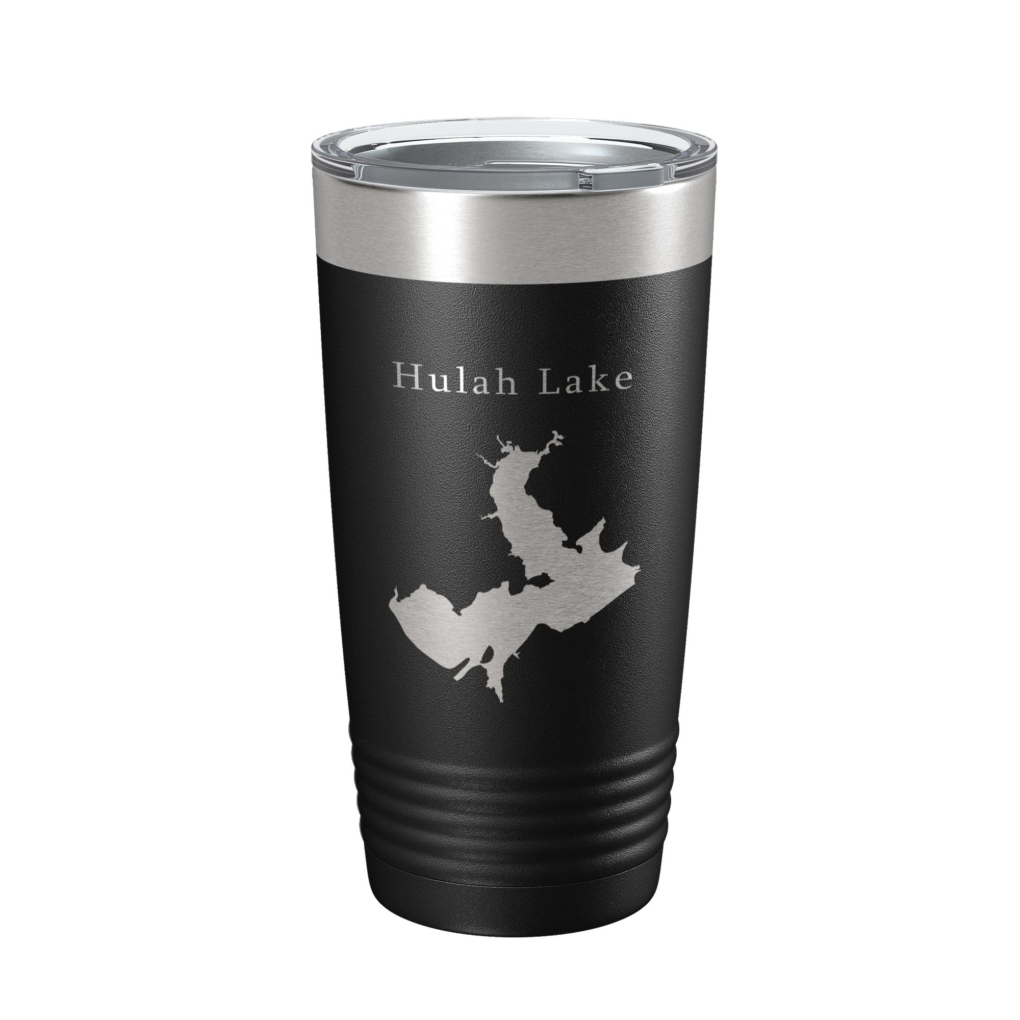 Hulah Lake Map Tumbler Travel Mug Insulated Laser Engraved Coffee Cup ...