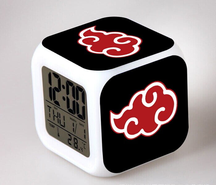 Anime Naruto Digital Clocks Uchiha Sasuke Gaara Hatake Kakashi Haruno ...