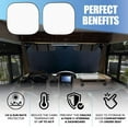 EcoNour 2-Piece 240T Polyester RV Sun Shade | UV Protective for ...