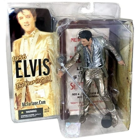 McFarlane Toys Elvis Action Figure [1956 The Year in Gold] - Walmart.com