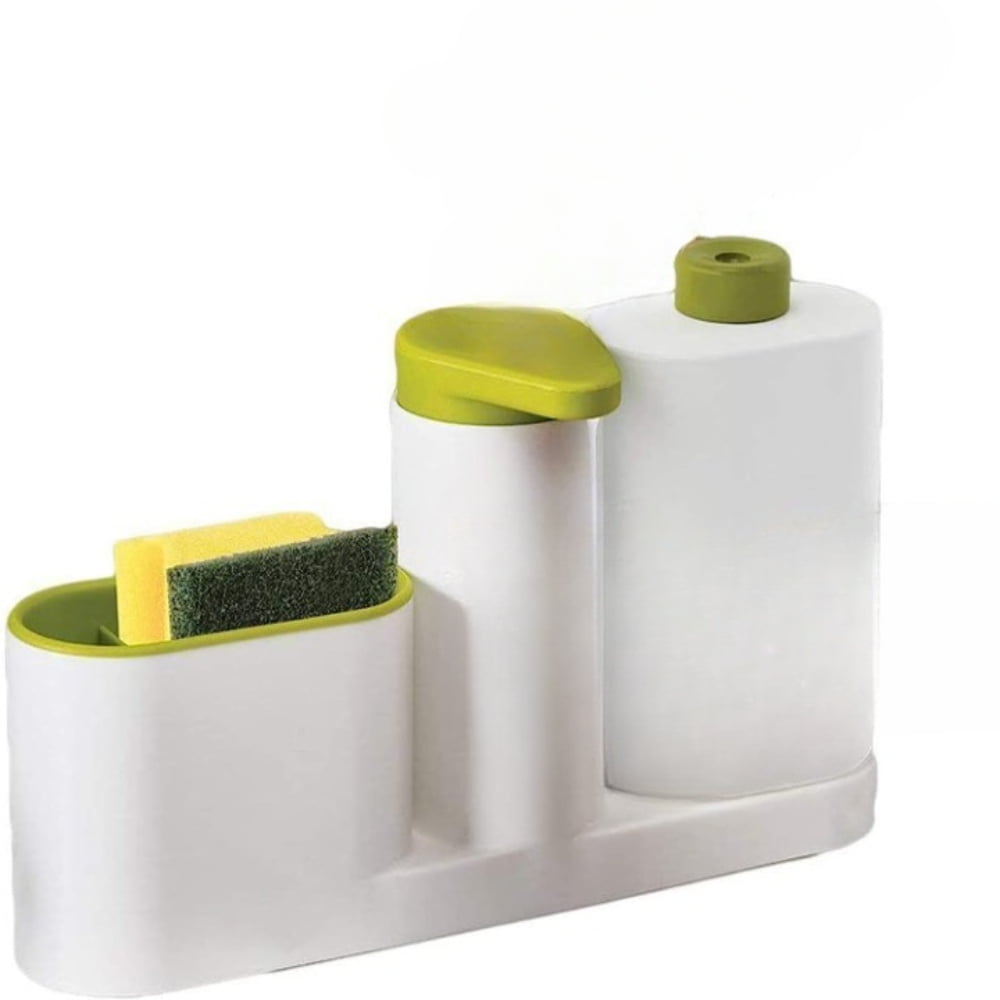 PEACNNG Kitchen Dish Soap Dispenser Touchless Automatic with Sponge ...