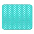 SIDONKU Dotty Classic Polka Dot Spotty Pattern White Spots on Turquoise ...