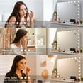 LAZY BUDDY Vanity Mirror with Lights, Hollywood, 3 Color, Touch Control ...