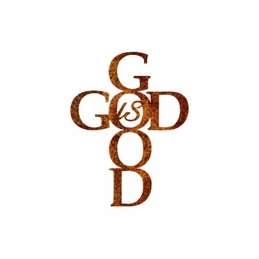 God is Good Cross - Metal Wall Art - Walmart.com