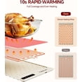Food Warming Mat, Silicone Heating Tray with 7 Temperature Settings ...