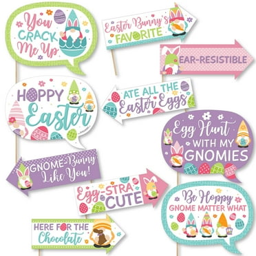 Big Dot of Happiness Funny Spring Easter Bunny - Happy Easter Party ...