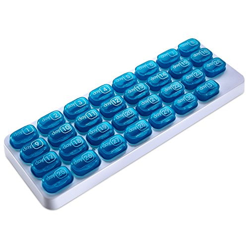 31 Pop Out Medication Pods, Monthly Pill Organizer by MEDca | Walmart ...