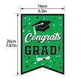 Graduation Party Napkins Green Theme – Eco-Friendly Disposable Paper ...