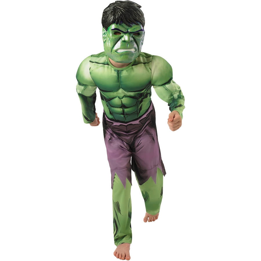 Boy's Medium Deluxe Muscle Hulk Halloween Costume - Walmart.com ...
