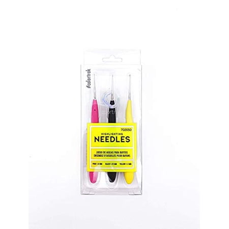 Colortrak Hair Highlighting Needles, Precision Metal Needles with Soft ...