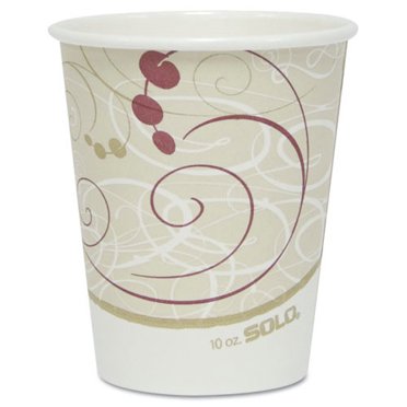 SOLO Cup Company Bare by Solo Eco-Forward PLA Paper Hot Cups, 12oz,Leaf ...