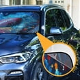American Flag and Football Car Windshield Sun Shade Foldable Car Front ...