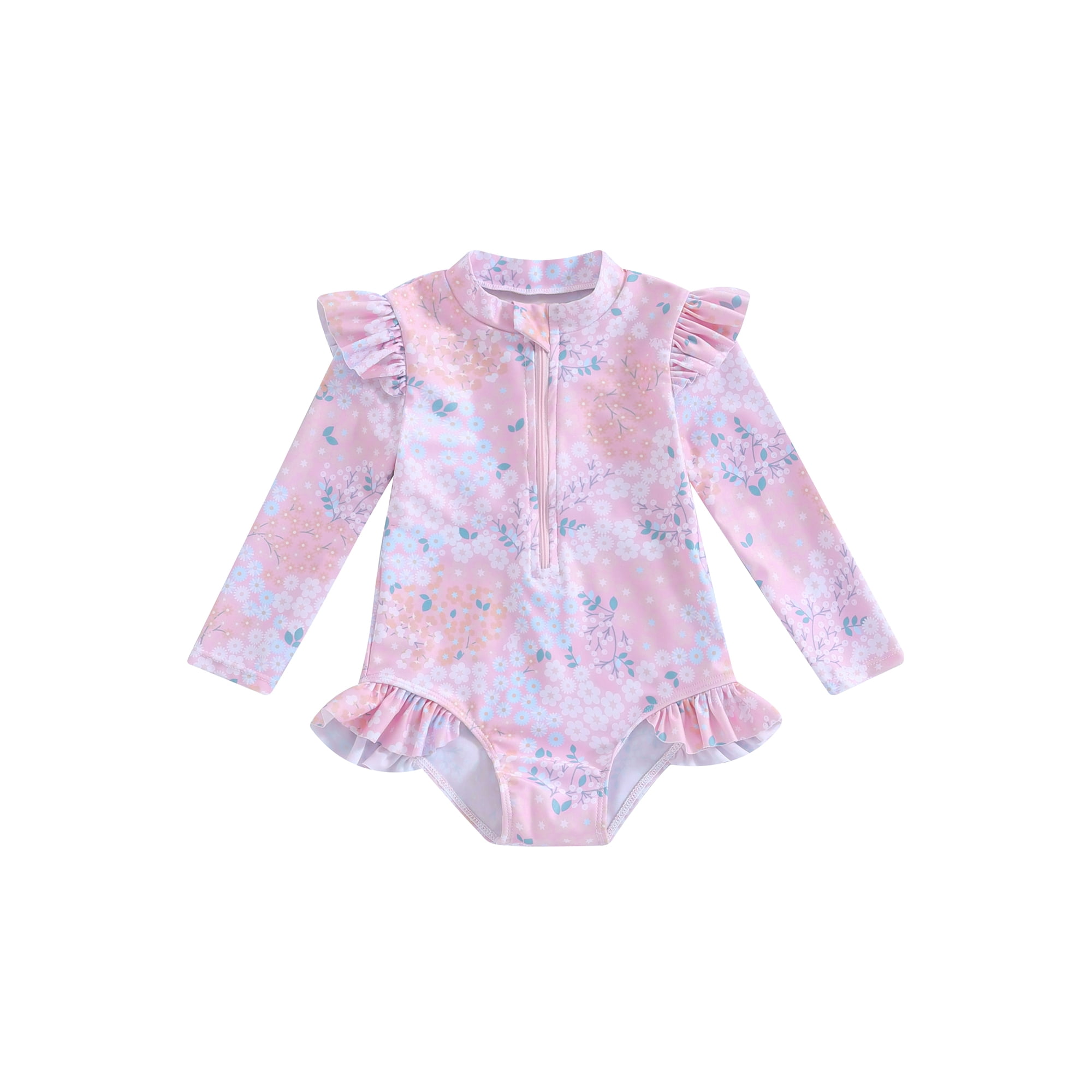Click here for Sylvamorning Little Girls One-Piece Swimsuit Flora... prices