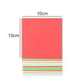 100Pcs Square Origami Paper Double Sided Coloured DIY Folded Papercraft ...