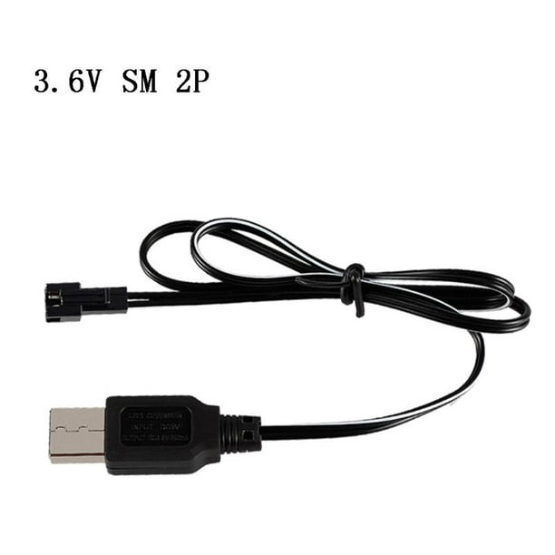 Techinal 3.6V 2P 250mA SM 2p plug USB Charger with Led Charge Indicator Lamp For NiMH NiCD RC ...