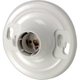 Leviton 100-8829-CW1 White 2 Terminal Top Wired Keyless Lampholder ...