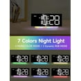 Extra Loud Alarm Clock for Heavy Sleepers Adults,Teens,Kids,Rainbow ...