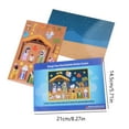 12pcs/lot Christmas Nativity Scene Stickers Set Religious Sticky Label ...