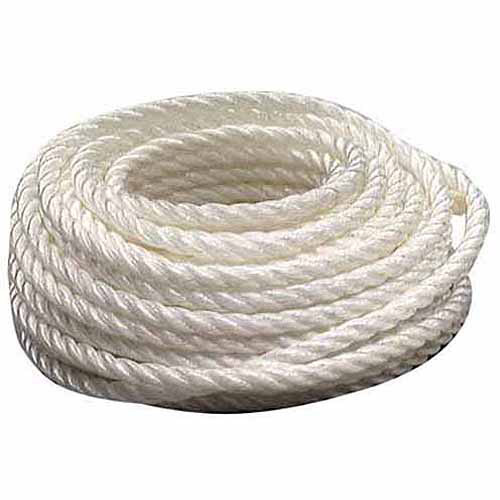 Lehigh Group PT4100 Twisted Polypropylene Rope, 1/4" x 100' - Walmart.com