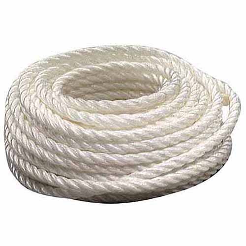 Lehigh Group PT4100 Twisted Polypropylene Rope, 1/4" x 100' - Walmart ...