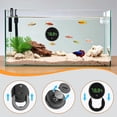 Aquarium Digital Thermometer Cordless Replaceable Battery LED Display ...