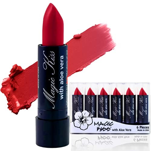 Magic Kiss Lipstick Set Aloe Vera Color Changing 6 Pack MADE IN USA ...