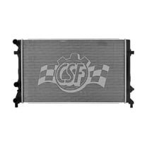 CSF Aluminum Core Radiator, 1 Row Plastic Tank - Walmart.com