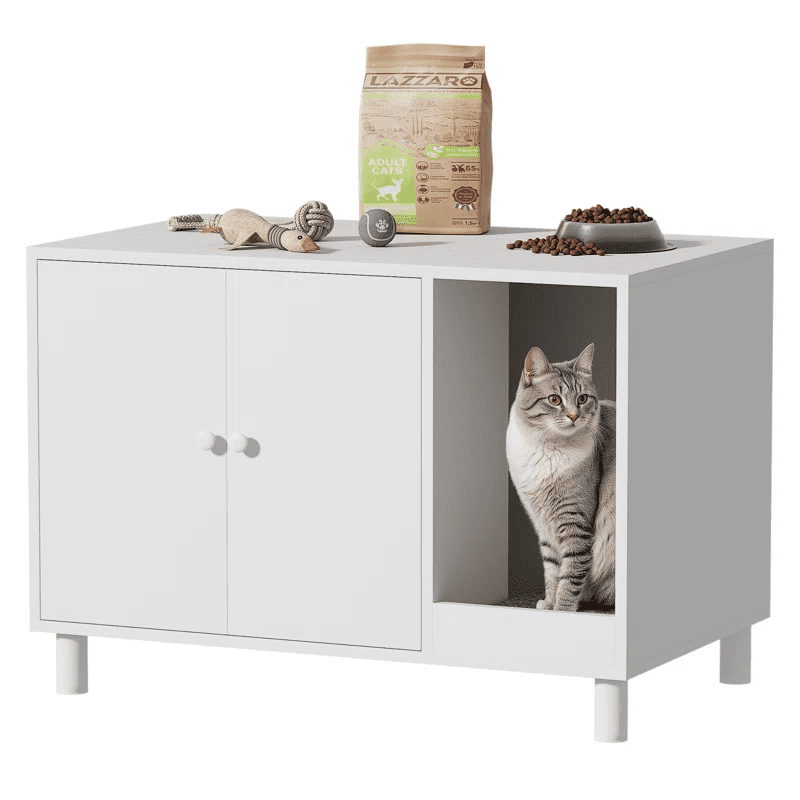 Click here for Homall Hidden Cat Litter Box Enclosure With Scratc... prices