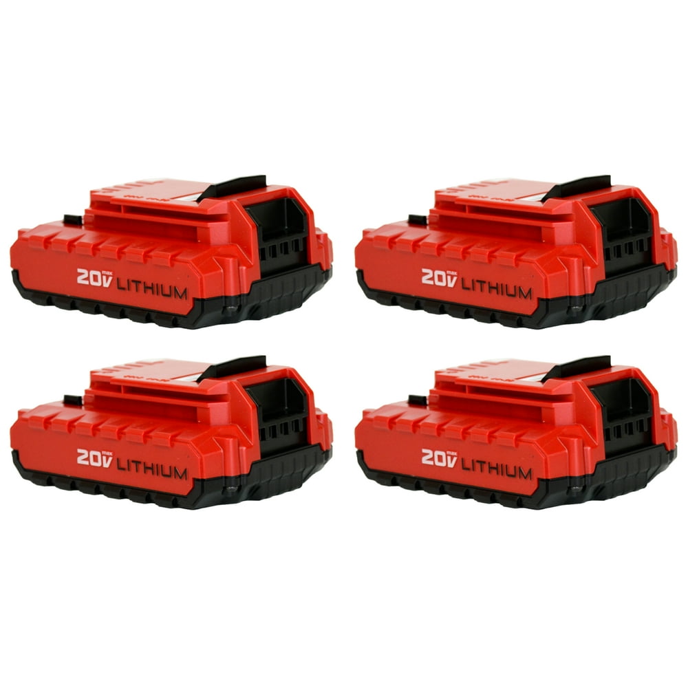 PORTER CABLE 20-Volt Max Lithium-Ion Batteries, 4-Pack, PCC680L ...