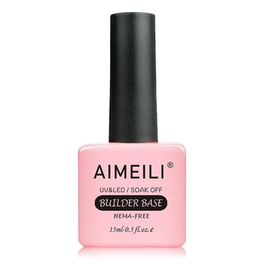 AIMEILI UV LED Gel Nail Polish Gift Set - Base & No Wipe Top Coat Kit 10ML - Walmart.com