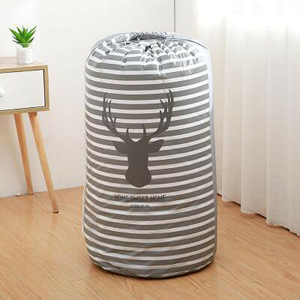 Large Drawstring Storage Bag Anti Dust Clothes Blanket Quilt Organizer ...