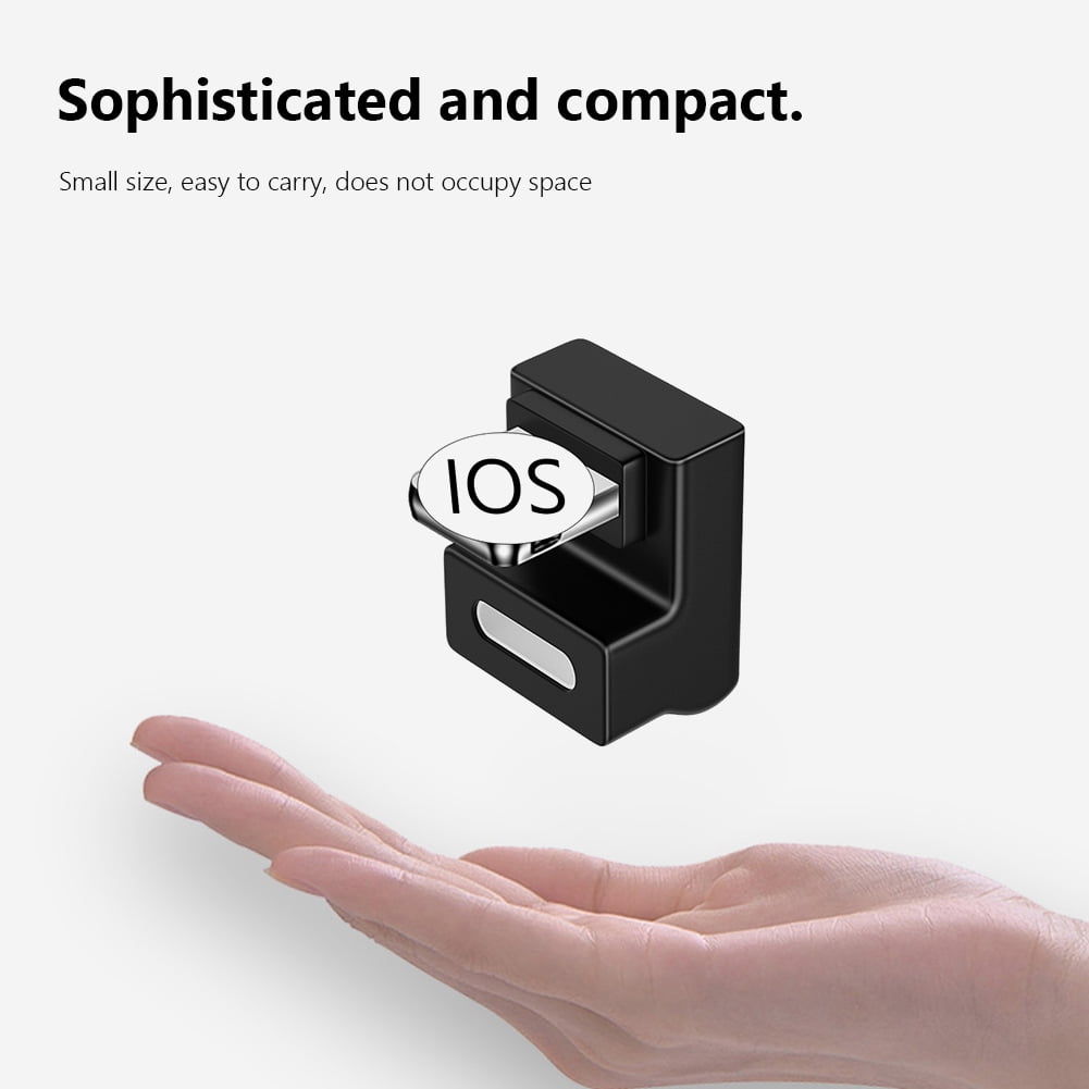 U-shaped 180 Degree Elbow Adapter Transfer Fast Charging Converter ...