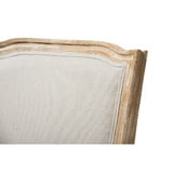 Baxton Studio Cadencia French Vintage Cottage Weathered Oak Finish Wood ...