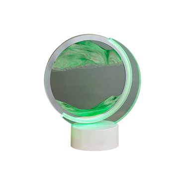 3D Sand Art Liquid Motion, Kinetic Art Quicksand Painting with Led Light Home Office Relaxing ...