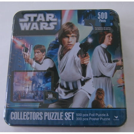 Star Wars Collectors Puzzle Set 500 Pc Foil Puzzle & 300 Pc Poster ...