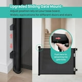 "HDJ Retractable Baby & Dog Gate, 42"" Tall, Extends to 71"" Wide ...