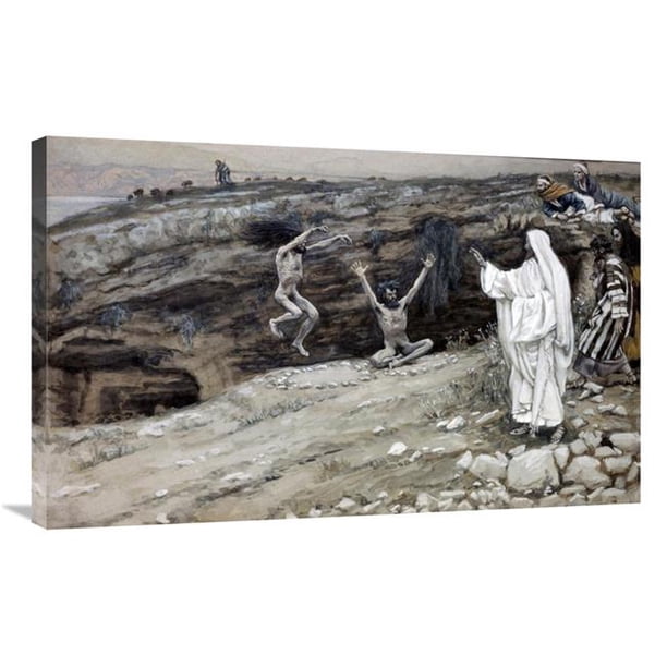 36 in. Two Men Possessed with Devils Art Print - James Tissot - Walmart.ca