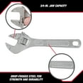 Hyper Tough 6-inch Adjustable Wrench Steel Construction - Walmart.com