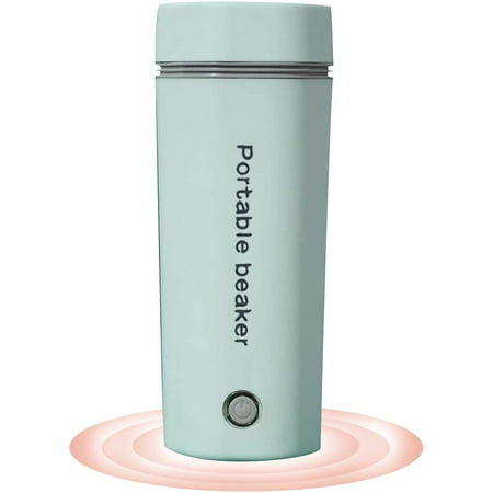 110V Electric Heated Travel Mug 350ML Smart Heating Water Bottle ...