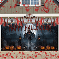 8X6ft Halloween Garage Door Banner Decoration, Spooky Ghost Girl Garage ...