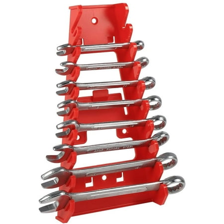 9 Tool Standard Wrench Organizer Plastic Slot Universal Wrench Holder ...