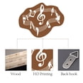 1Set Creative Natural Wooden Wall Hanging Decoration Wall Art Ornament ...