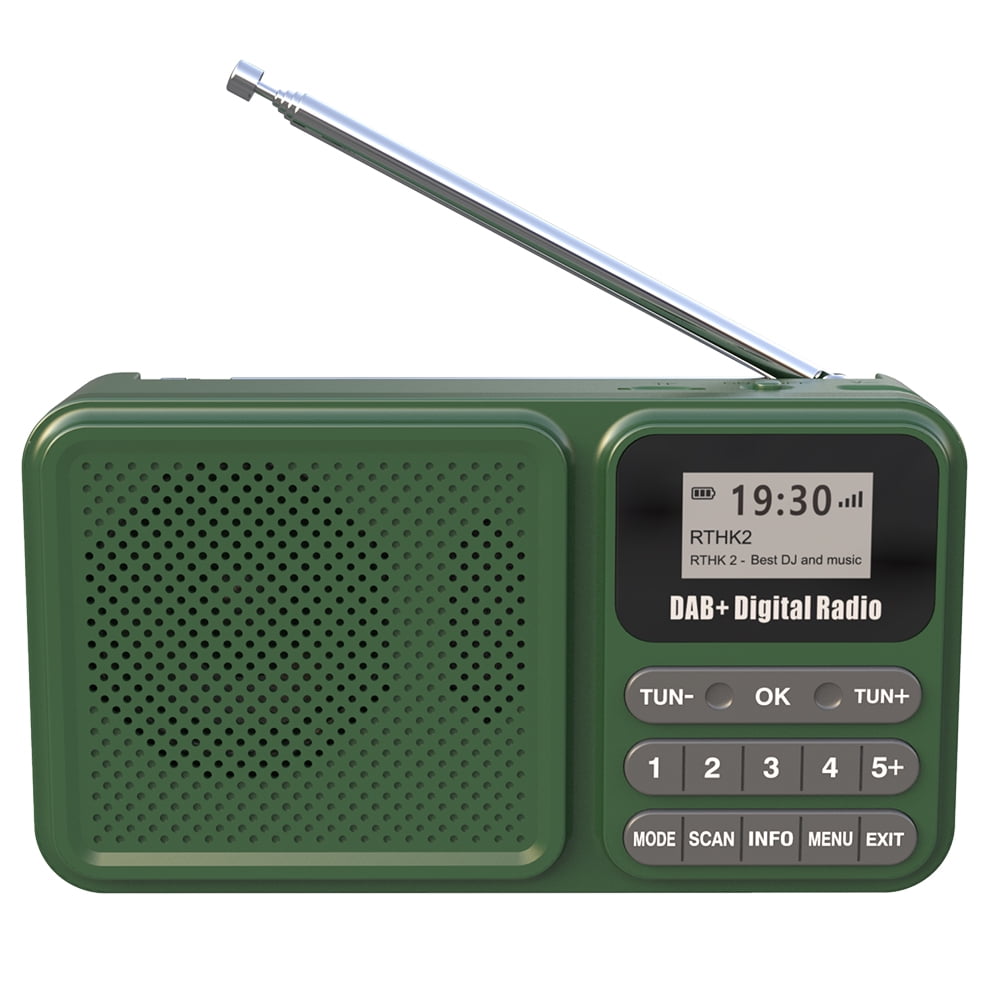 Radio Digital Portátil DAB+ Compatible Con Dientes Solar/Radio FM ...