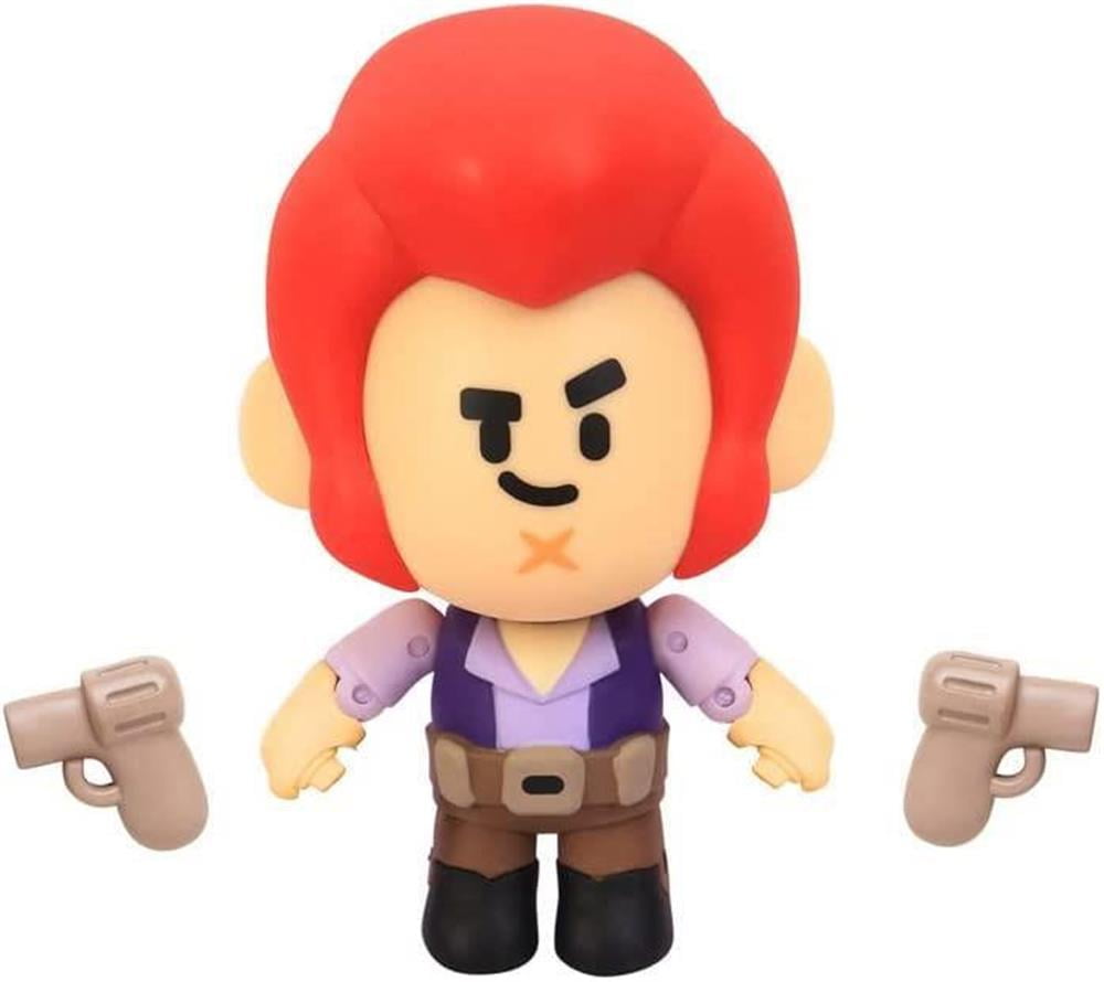 Brawl Stars Colt Cowboy with Pistols Tough Guy Brawler Action Figure ...