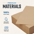 Bryco Goods 8.5x11 Chipboard Sheets - 100 Sheets Thick 22 Point ...