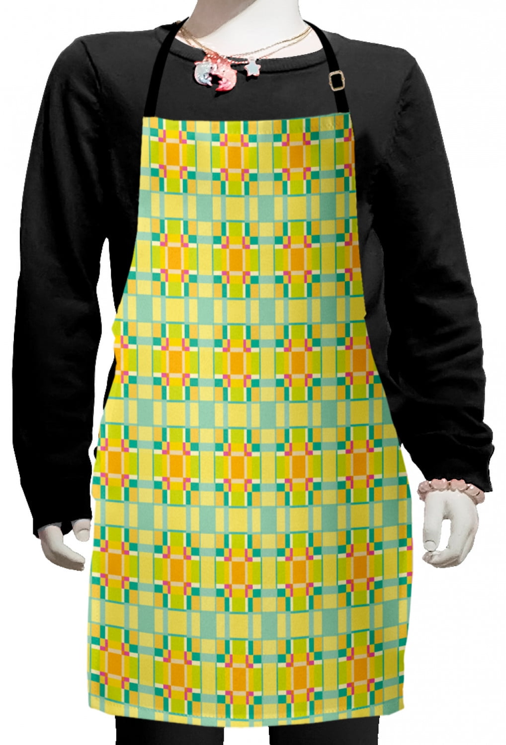 Geometric Kids Apron, Rectangular and Squares Forming a Structural ...