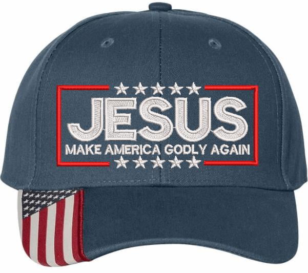 Jesus Make America Godly Again USA300 Embroidered Hat - Walmart.com